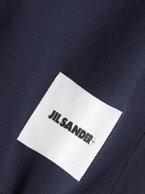 JIL SANDER Three-pack Appliquéd Cotton-jersey T-shirts - Blue
