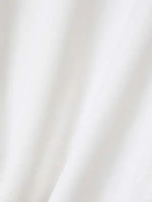 Alaïa Cropped Cotton-jersey Turtleneck T-shirt - White