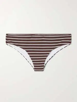 Brunello Cucinelli Striped Jacquard Bikini Briefs - Brown