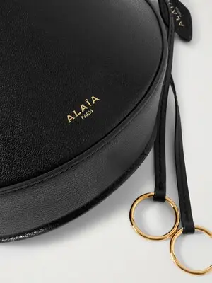 Alaïa Textured-leather Shoulder Bag - Black