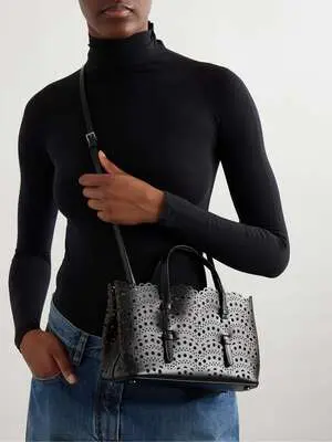 Alaïa Mena 25 E/w Medium Leather Tote