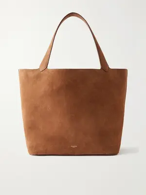 Alaïa Nubuck Tote - Brown
