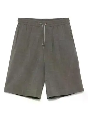Paul Smith Seersucker Straight-leg Shorts - Grey