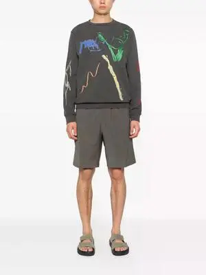 Paul Smith Seersucker Straight-leg Shorts - Grey