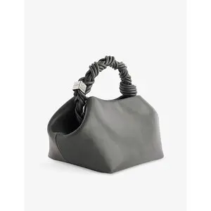 GANNI Small Leather-blend Top-handle Bag