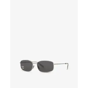 Celine Square-frame Metal Sunglasses - Grey
