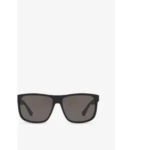 Gucci Gg0010s Square-frame Sunglasses - Black