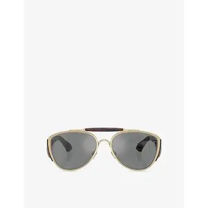 Burberry Aviator Sunglasses - Gold
