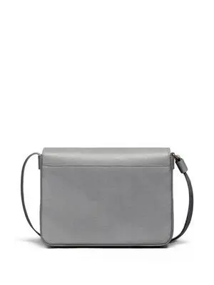 Thom Browne Pebble Grain Reporter Bag - Grey