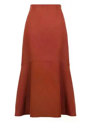 Agnona Button-fastening Midi Skirt