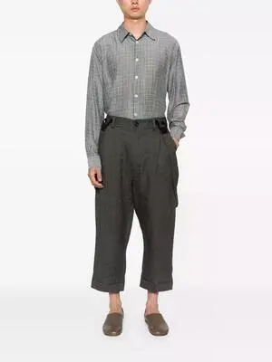 A TENTATIVE ATELIER Cotton-blend Trousers