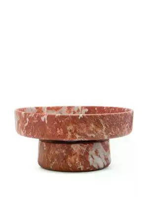EDITIONS MILANO Atlantico Marble Bowl - Red