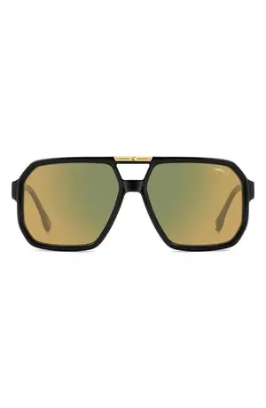 Carrera Eyewear Victory Square Sunglasses - Black Yellow