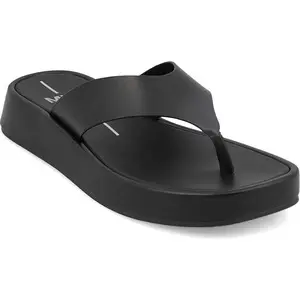 Mia Pamelia Wedge Sandal - Black