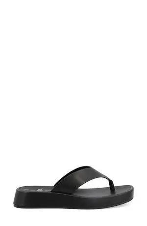 Mia Pamelia Wedge Sandal - Black