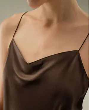 Lilysilk Silk Cami - Chocolate