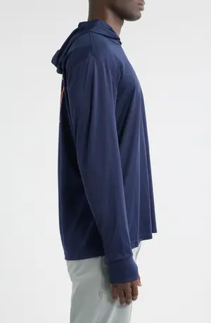 DARK SEAS Progressive Upf Hooded Long-sleeve T-shirt