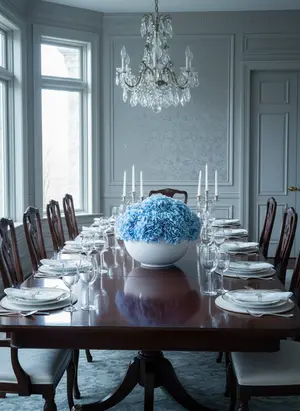 COCOBELLA Lumi Large Realtouch Hydrangea Centerpiece