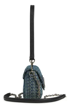 Marc Jacobs Monogram Denim Shoulder Bag