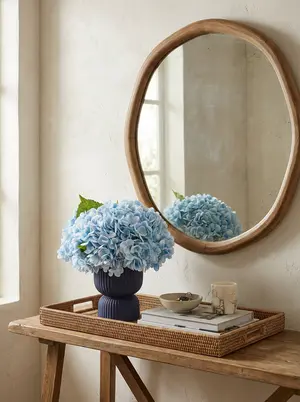 COCOBELLA Genevieve Realtouch Hydrangea Arrangement - Azure