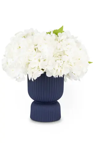 COCOBELLA Genevieve Realtouch Hydrangea Arrangement - Snow