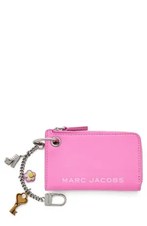 Marc Jacobs The Charm Top Zip Wallet - Bow Pink