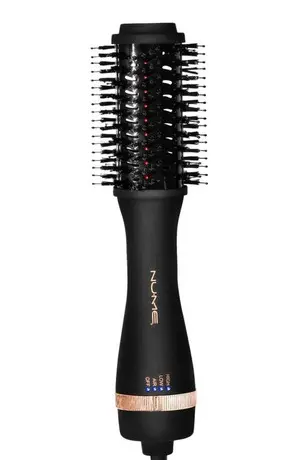 NUME Aero Pro Blow Dryer Brush 2-inch Oval Hair Brush - Black