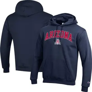 Champion Arizona Wildcats Arched Logo Fleece Pullover Hoodie - Navy