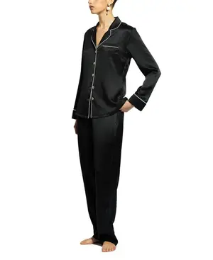 Ginia Fine Finishes Pyjama Set - Black