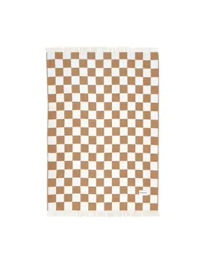 MAISON DEUX Checkerboard 4.25 Ft X 6.5 Ft Blanket