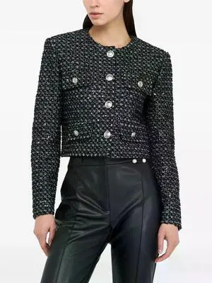 Liu Jo Bouclé Cropped Jacket