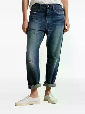 Polo Ralph Lauren Distressed Five-pocket Jeans