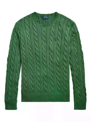 Polo Ralph Lauren Cable-knit Cotton Sweater - Green
