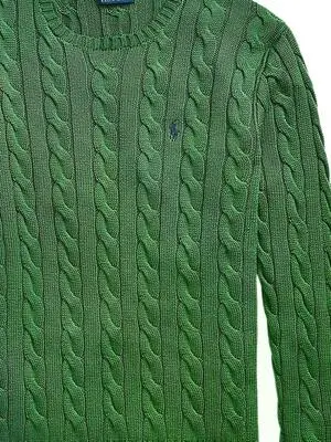 Polo Ralph Lauren Cable-knit Cotton Sweater - Green