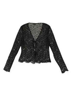 Callipygian Lace Top - Black