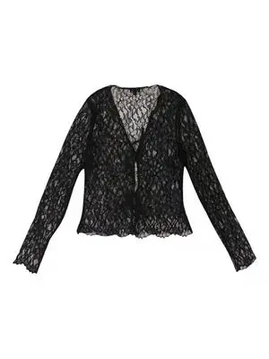 Callipygian Lace Top - Black