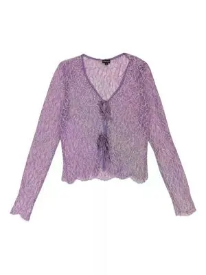 Callipygian Lace Top - Purple