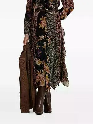 Ralph Lauren Printed Midi Skirt