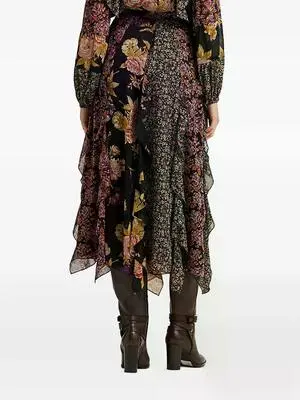 Ralph Lauren Printed Midi Skirt