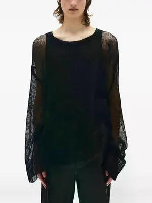 ANN DEMEULEMEESTER Kent Open-knit Sweater