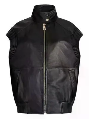 Liu Jo Oversized Leather Gilet