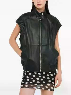 Liu Jo Oversized Leather Gilet
