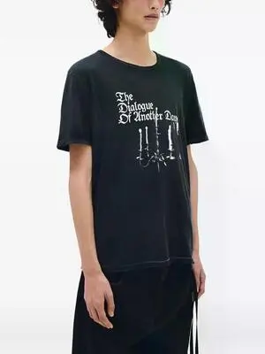 Ann Demeulemeester Chandelier-Print T-Shirt - Black | Editorialist