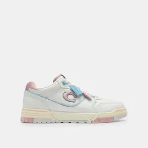 COACH 90s Pack Soho Sneaker With Charms - Optic White/pink