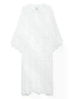BAMBAH Blanca Eyelet Moza Kaftan
