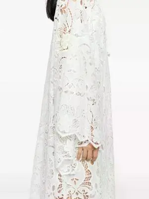 BAMBAH Blanca Eyelet Moza Kaftan
