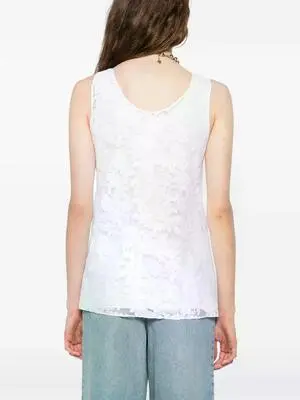 Max Mara Lace Detailing Top