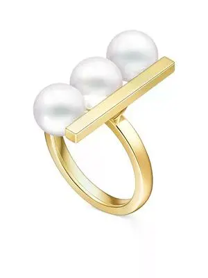 TASAKI 18k Yellow Akoya Pearl Balance Plus Neo Ring - Gold