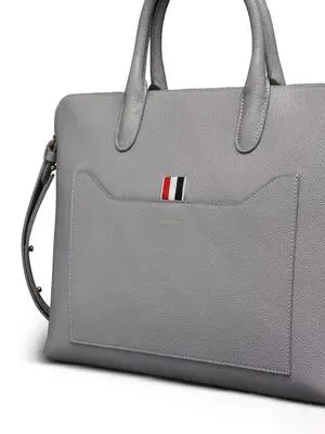 Thom Browne Leather Tote Bag