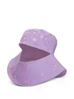 WHO DECIDES WAR BY EV BRAVADO Peek Through Bucket Hat - Purple